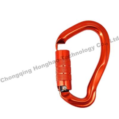 China Aluminium Alloy Carabiner Unique Shape Auto Lock 23KN for Outdoor Climbing Adventure for sale