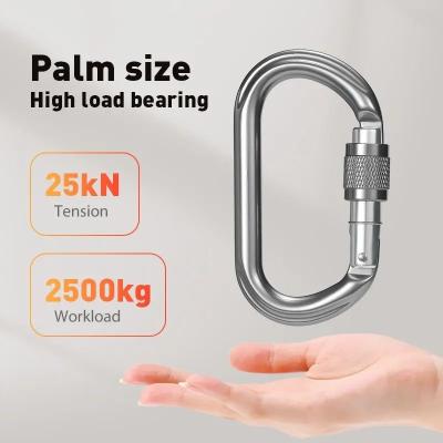 Cina 25KN Snap Hook bloccante clip di alluminio Carabiner Perfetto per la sicurezza e la sicurezza in vendita