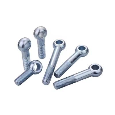 China ZINC Galvanized Carbon Steel DIN 444 Eye Bolts Precision Forged Eye Screw Swing Bolt Mechanical Fastener for sale