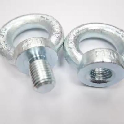 China ZINC Finish High Tensile Shoulder Eye Bolt DIN 580 Carbon Steel For Heavy Lifting for sale