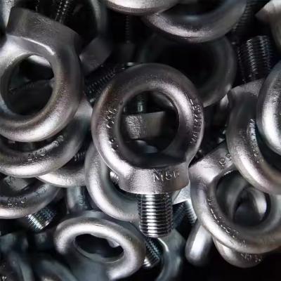 China ZINC Finish High Tensile Shoulder Eye Bolt DIN 580 Carbon Steel For Heavy Lifting for sale