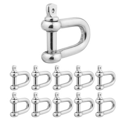 China Precision Casting Technology High Strength Stainless Steel D Shackle for Market for sale