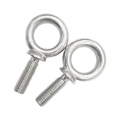 China Plain Finish Stainless Steel G279 Eye Bolts Ring Bolt for Wind Turbine Installation for sale