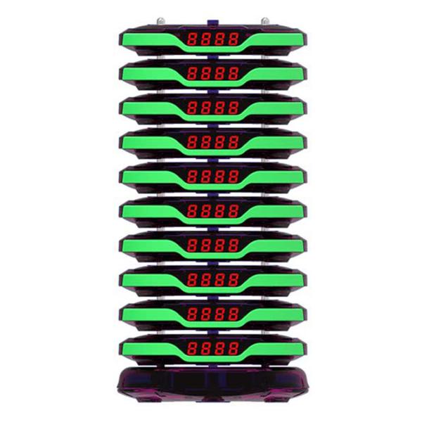 24 Hours Battery Life And 433.92MHz Frequency Wireless Pager Call System For Waiter
