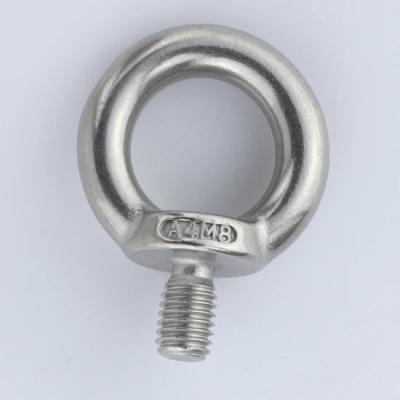 China M6-M30 Eye Bolt for M2 M6 M8 M10 M16 DIN580 Lifting Anchor Eye Bolts in Stainless Steel for sale