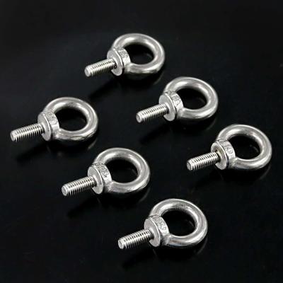 China High Quality Grade Fastener Nut M6-M36 Eye Bolt with Stainless Steel 304/316 for Industry Ring Bolt for sale