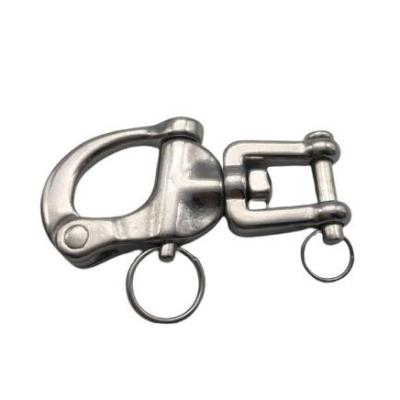 China Precision Casting SS304/SS316 Fixed Swivel Snap Shackle With High Polished Technology for sale