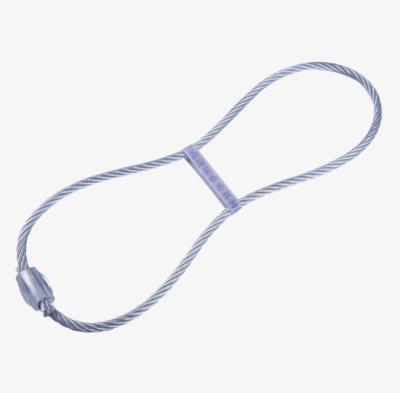 China Spiral Wrapping Wire Rope Cable Mesh Sock for Galvanized Steel Grade Usage for sale