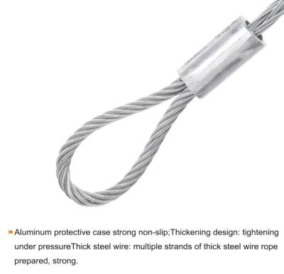 China Wire Mesh Puller  Grip Anti-slip Wrap Side Pull Galvanizing Steel Wire Grips Net Cover Smooth(Silver) for sale