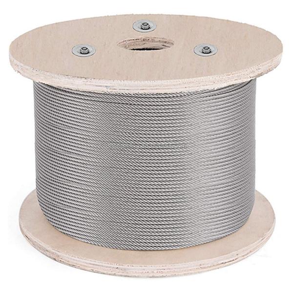 Quality Inox Cable AISI316 AISI304 Stainless Steel Wire Rope with Other Processing Service 7x7 Steel Cable Rope for sale