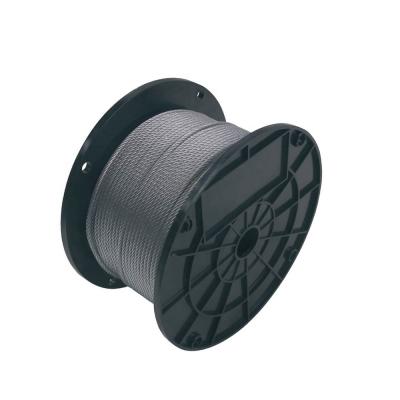 China 7x7 1/16" Galvanized Steel Wire Rope MIL-DTL-83420 1.59mm Carbon Steel Aircraft Cable for Cold Heading Steel Applications for sale