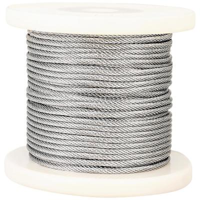 China 6x19 FC Steel Caboe Rope Wires 4mm/6mm/8mm Stainless Steel Wire Rope AISI304/304L/316/316L with Processing Service Other for sale