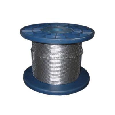 中国 非合金炭素鋼 3/32" 7x19 IPS/EIPS 鋼鉄線ロープ 航空機ケーブルのための5000フィート 販売のため