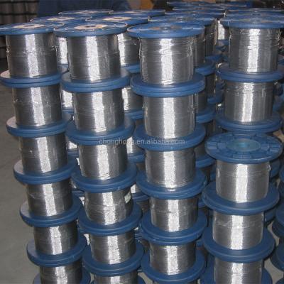 China Non-Alloy Carbon Steel 3/32" 7x19 IPS/EIPS Galvanized Wire Rope 5000 fts for Aircraft Cable at Best for sale