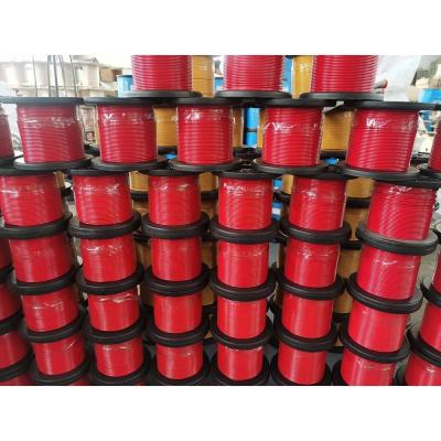 Cina Diametro da 5/32 pollici a 7/16 pollici di acciaio al carbonio di grado PVC rivestito di filo di acciaio corda di filo per l'acquisto diretto in vendita