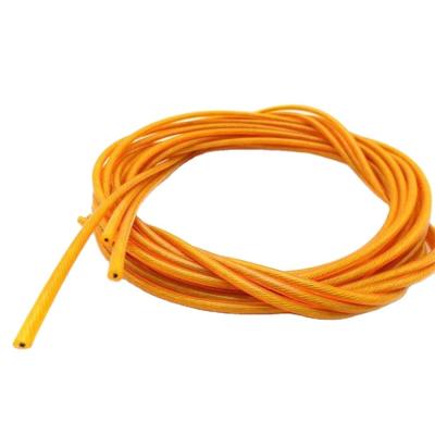 China 12mm 1x19 Transparent PVC Coated Stainless Steel Wire Rope AISI 201/304/316 Cable Tolerance ±0.02 for Clothesline and Easy for sale