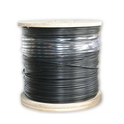 China 1000m/reel Transparent PVC Coated Stainless Steel Wire Rope Length 1000m/reel 0.50MM 7x7 AISI 201/304/316 for sale