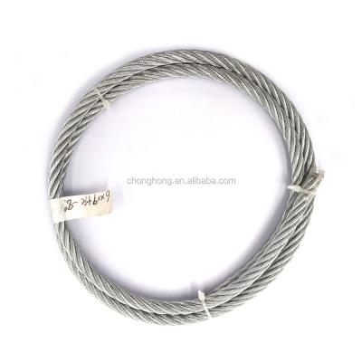 China 8mm 10mm 12mm 14mm 14mm 20mm Galvanized Steel Wire Rope/Cable For Lifting With Tensile Strength 1570Mpa-2160Mpa In Spool for sale