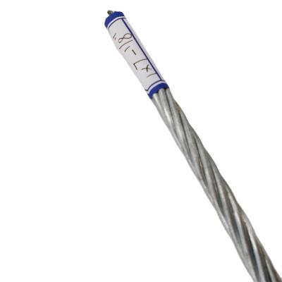 Cina 1/8" a 5/8" ASTM A 475 Standard Stay Wire 1x19/1x7 Strand di filo di acciaio galvanizzato per materiali da costruzione e progetti in vendita