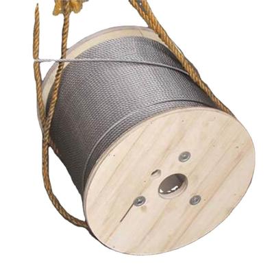 China 1x37 Stainless Steel Wire Rope AISI304 for Corrosion-Resistant Marine Installations for sale