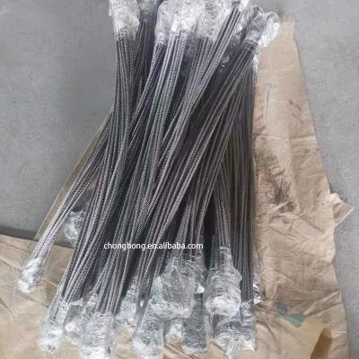 China High Strength Galvanized Carbon Steel Wire Rope for Lifting C Content % 0.08% Processing Service Other for sale