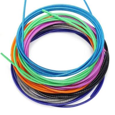 China 1*7/7*7/1*19/7*19 Estructura Acero galvanizado revestido de PVC en venta