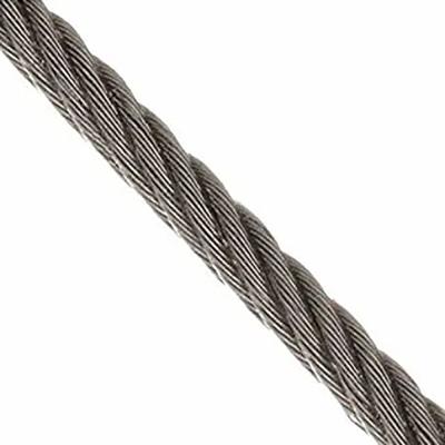 China 6*36 Steel Wire Rope 13mm Electro Galvanized Steel Cable Tolerance ±1% C Content % 0.08 for Heavy-Duty Material Handling for sale