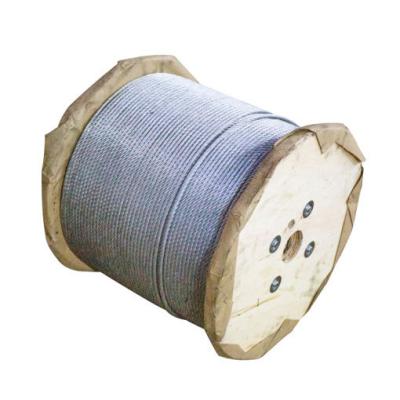 Китай Оцинкованные 6*12 6*7 6*19*6*37 стальные проволочные веревки для тяжелого и универсального строительства продается