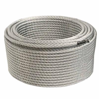 China Cable de acero galvanizado de alta resistencia 6X24 7FC con resistencia a la tracción 1570MPa 2160MPa en venta
