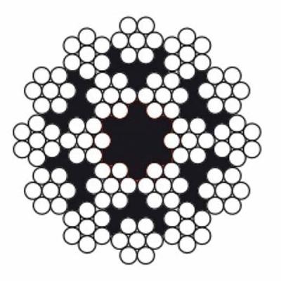 China Cuerdas de alambre galvanizado 18x7 para un rendimiento duradero y duradero en condiciones difíciles en venta