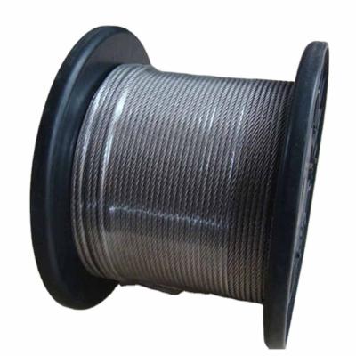 China Finalización galvanizada 7x19 16mm Cable de cuerda de alambre de acero inoxidable para necesidades y proyectos de alambre dibujado en venta
