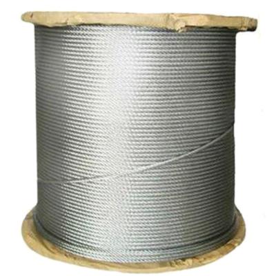 Китай Не оцинкованные и оцинкованные 6x36 проволочные веревки для углеродистой стали 16 мм проволока в стальных кабельных веревках продается