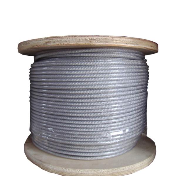 Quality Non-Alloy Custom PVC Coated Galvanized Steel Wire Rope for Long-Lasting and Industrial Construction Projects for sale
