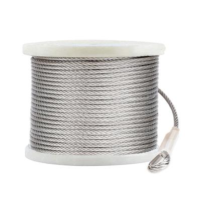 Китай Ограждение 1/4" 5/16" 3/8" 7X7/7X19 Стальная проволока с оцинкованным воздушным кабелем Стандарт AiSi продается
