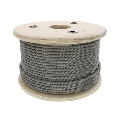 China 4mm/4.3mm High Tensile Galvanized Steel Wire Rope With Steel Core Construction for sale