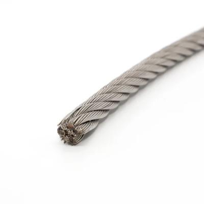 Cina Corde di filo in acciaio inossidabile 7x7 Struttura di 2 mm di diametro per applicazioni a carico pesante e ad alta resistenza alla trazione in vendita