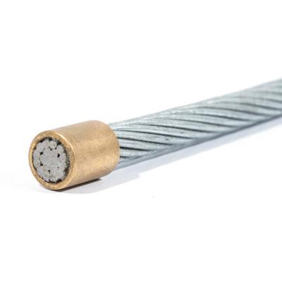 China Cold Heading Steel 7x1.0mm Galvanized Steel Wire Strand for Laser Rust Removal and Custom Processing for sale