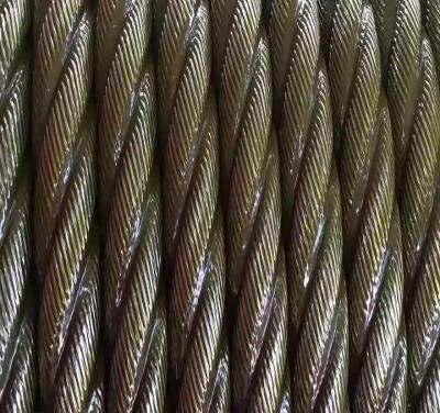 China Galvanized 19X7 Non-Rotating Wire Rope For Port Lifting Cranes Other Processing Services Offered for sale