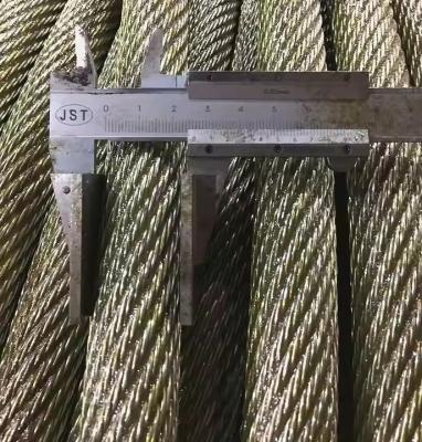 China Galvanized 19X7 Non-Rotating Wire Rope For Port Lifting Cranes Other Processing Services Offered for sale