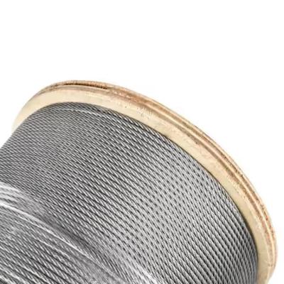 Китай DIN Standard 6x25fi 6x29fi 6mm-50mm Оцинкованная стальная проволока для крана из углеродистой стали продается