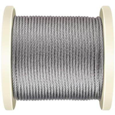 Китай 250FT 1/8 "T316 Нержавеющая сталь кабельные канаты для самолетов 7x19 7x7 1x19 продается