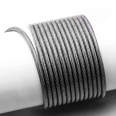 Cina Cavo in acciaio inossidabile SS da 6 mm in acciaio inossidabile 304 316 304 Cavo per la balaustra del cavo, rotaie per il ponte, altri servizi di lavorazione offerti in vendita