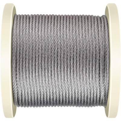 Китай 3/16 "Сталевая проволока 1x19 7x7 7x19 для палубных перил продается