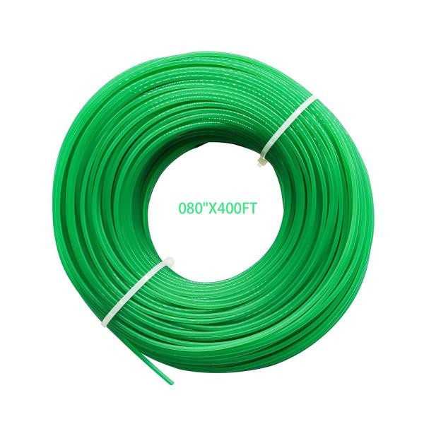 Quality 0.75 inch x 470 Feet Round Coil Green Cutting Tool Line Weed Trimmer Line for sale