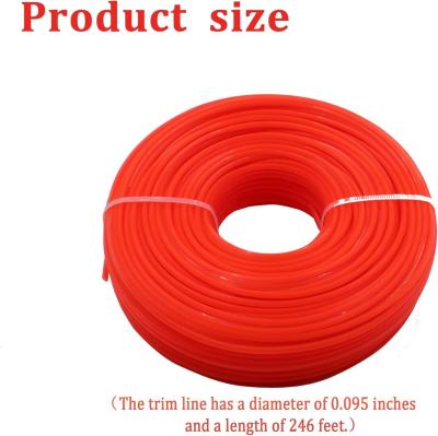 China Trimmer Line Round 0.095 Inch Grass Trimmer Line Replacement Line for sale
