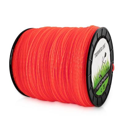 China 0.095 "x 1765 ft Heavy Duty Screw Rope Weeder Grass Trimmer Line Cutting Rope for sale