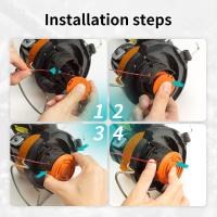China Replace Axis Trimmer Line Replacement Assembly Cutting Tool Line Weed Trimmer Line for sale
