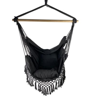 Cina 100*130cm 320g di poliestere-cotone corda sospesa Amaca oscillante con due cuscini in vendita