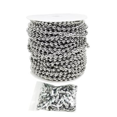 China Ball Chain Spool Stainless Steel 304 with 100 Clasps for DIY Projects for sale