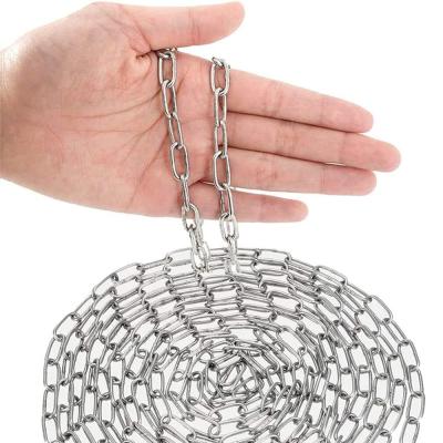 China 3 mm roestvrij staal link keten ronde Chian Lifting keten Te koop
